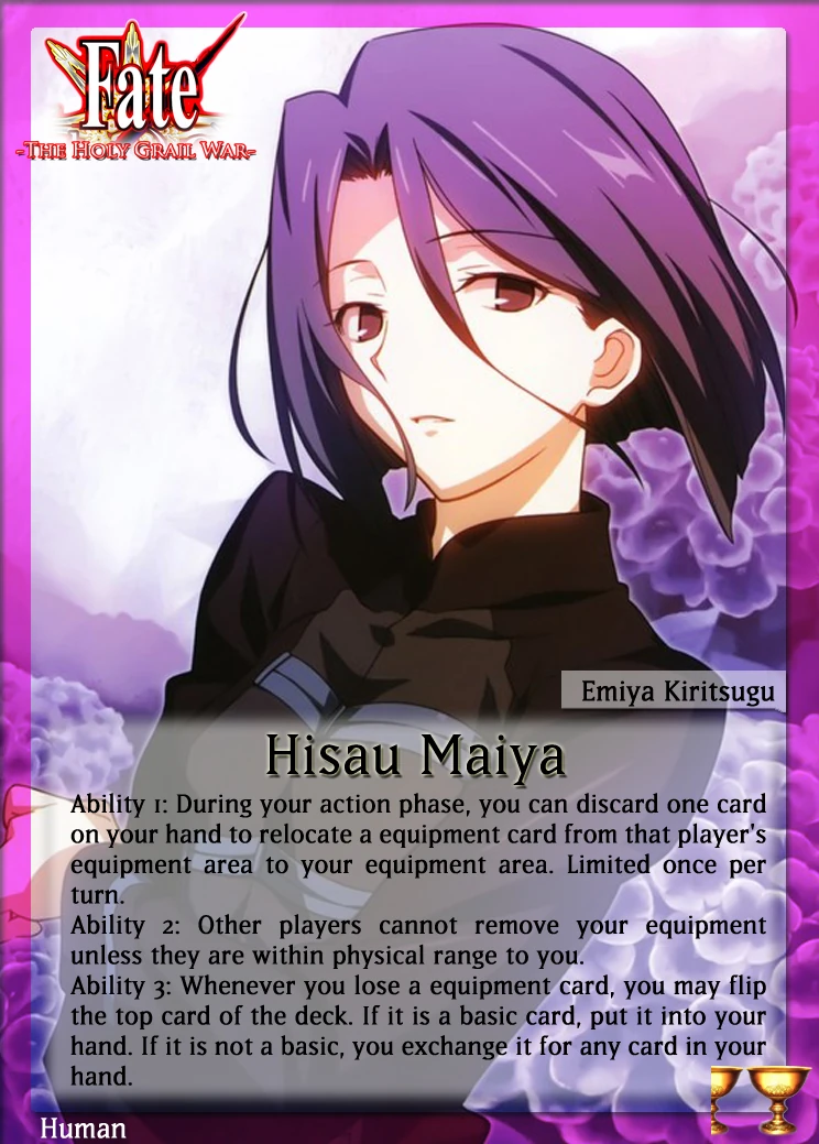 Hisau Maiya | Fate - The Holy Grail War Wiki | Fandom