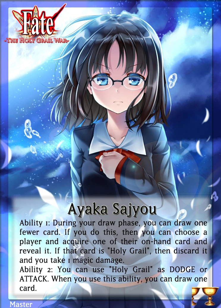 Ayaka Sajyou | Fate - The Holy Grail War Wiki | Fandom