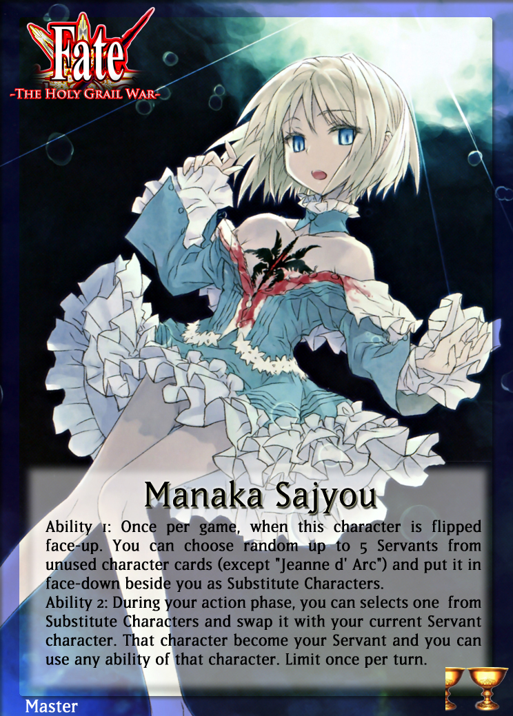 Manaka Sajyou | Fate - The Holy Grail War Wiki | Fandom