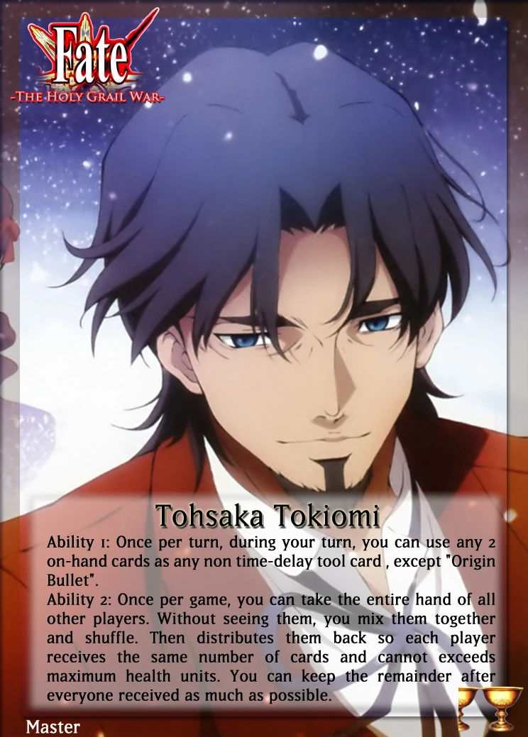 Tohsaka Tokiomi | Fate - The Holy Grail War Wiki | Fandom