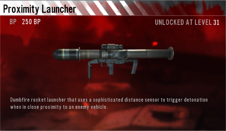 Proximity Launcher | Homefront Wiki | Fandom