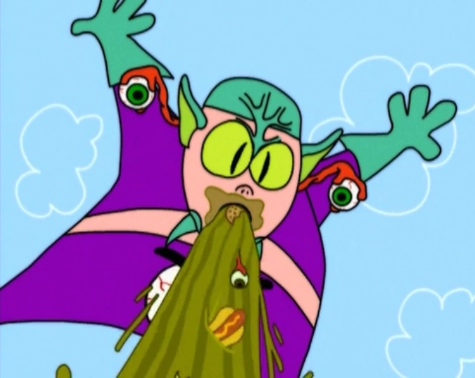 Throw-Up Monster | Home Movies Wiki | Fandom