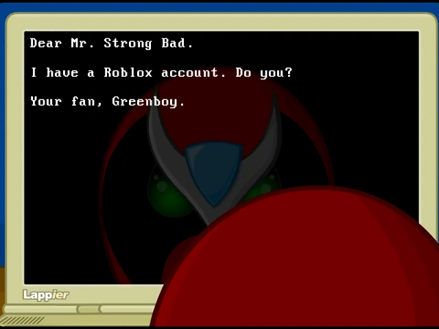 Strong Bad Fanmade Email 1 - Roblox | Homestar Runner Fanstuff Wiki | Fandom