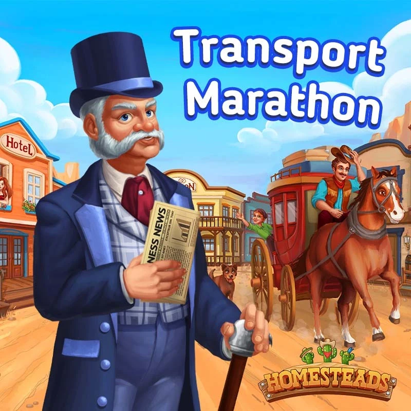 Transport marathon | Homesteads Wiki | Fandom
