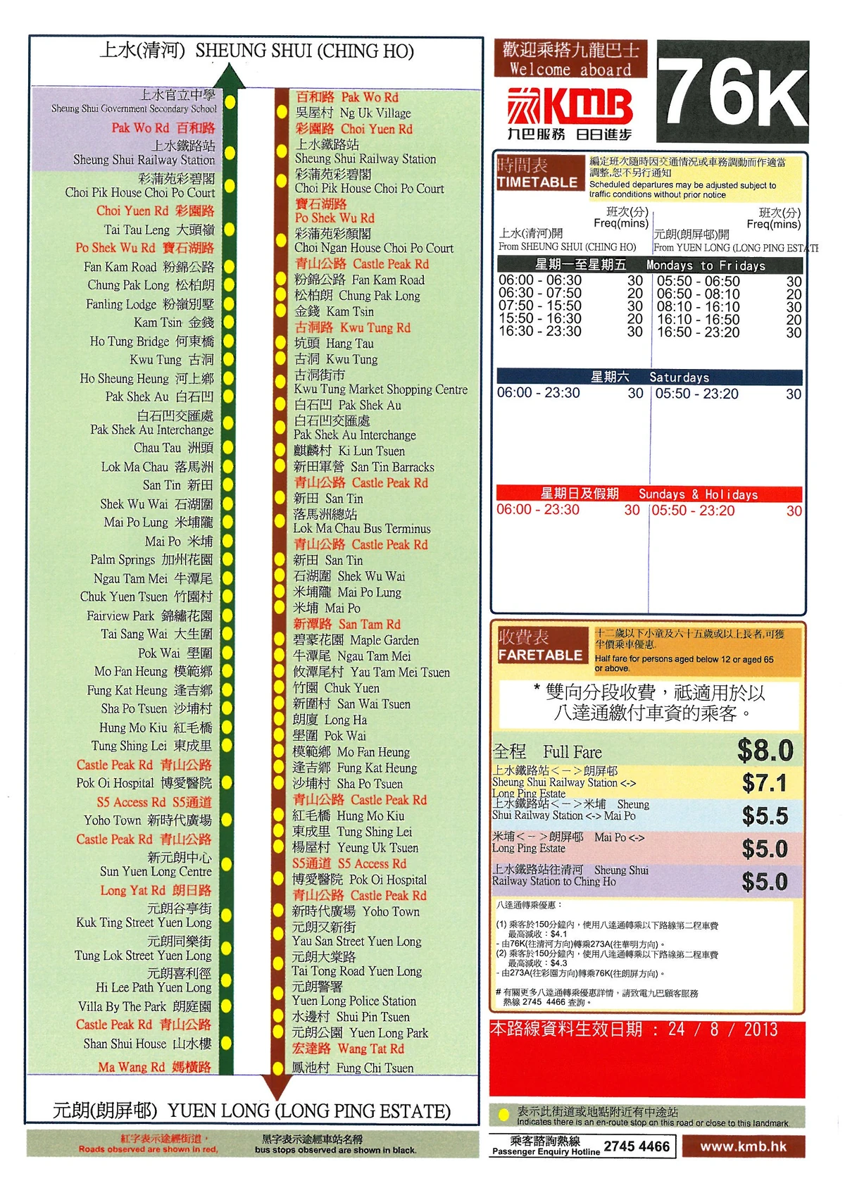 九巴76K線/過往路線資料 | 香港巴士大典 | Fandom