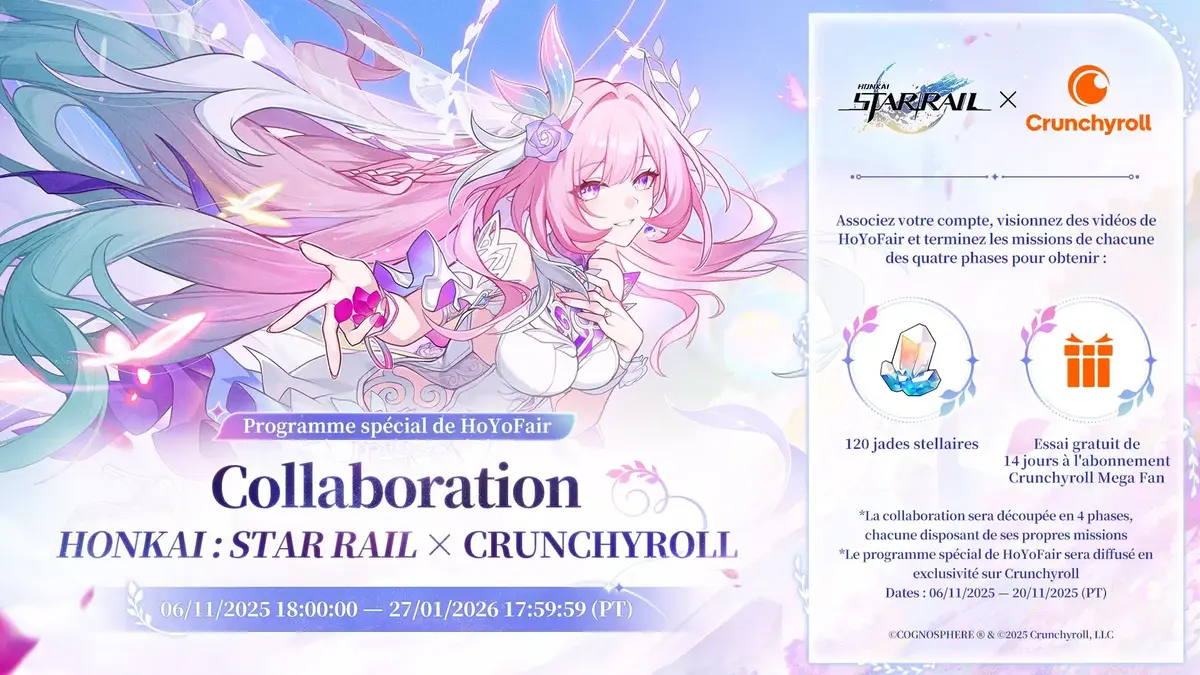 Honkai: Star Rail × Crunchyroll | Wiki Honkai Star Rail FR | Fandom