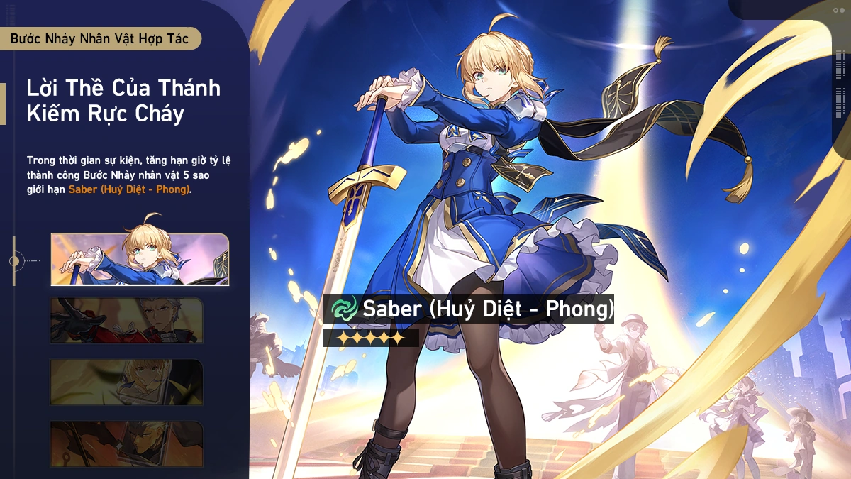 Thể loại:Xuất Hiện Đối Tượng Saber | Wiki Honkai: Star Rail | Fandom