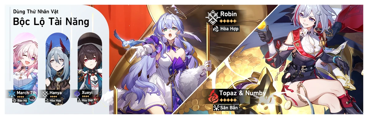 Bộc Lộ Tài Năng - Robin, Topaz Và Numby, March 7th, Hanya, Xueyi | Wiki Honkai: Star Rail | Fandom