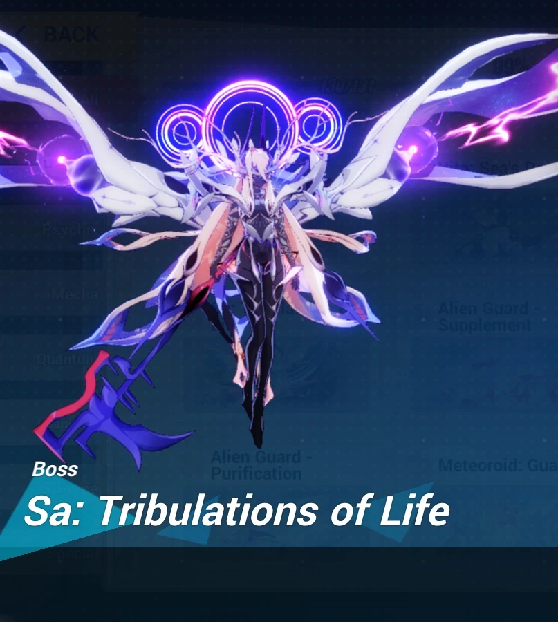 Sa: Tribulations of Life - Official Honkai Impact 3 Wiki