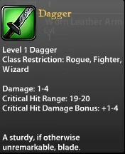 Dagger (Item) | Heroes of Neverwinter Wiki | Fandom