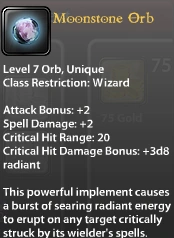Moonstone Orb | Heroes of Neverwinter Wiki | Fandom