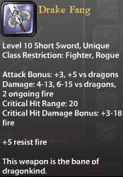 Drake Fang | Heroes of Neverwinter Wiki | Fandom