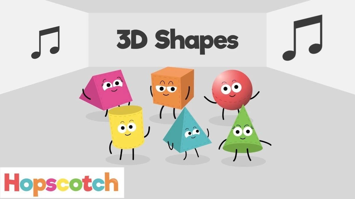 3D Shapes Song | Hopscotch Songs Wiki | Fandom