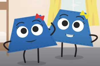 The Trapezoid Twins | Hopscotch Songs Wiki | Fandom