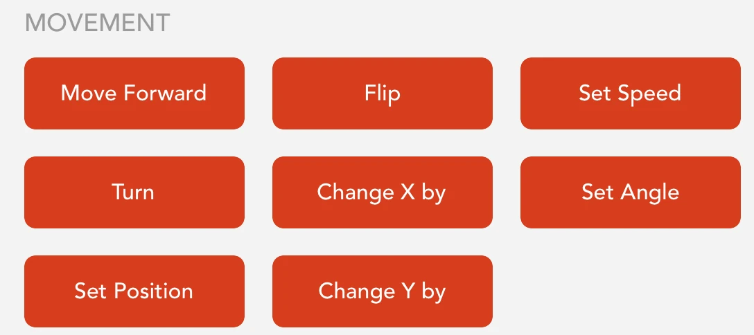 Movement blocks | Hopscotch Wiki | Fandom