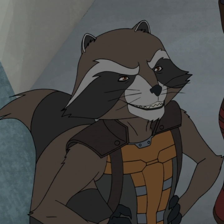 Rocket Raccoon Cartoon