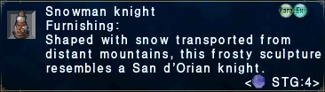 Snowman Knight | HorizonXI Wiki | Fandom
