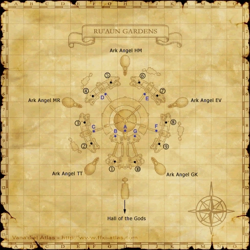 Ru'Aun Gardens/Maps | HorizonXI Wiki | Fandom