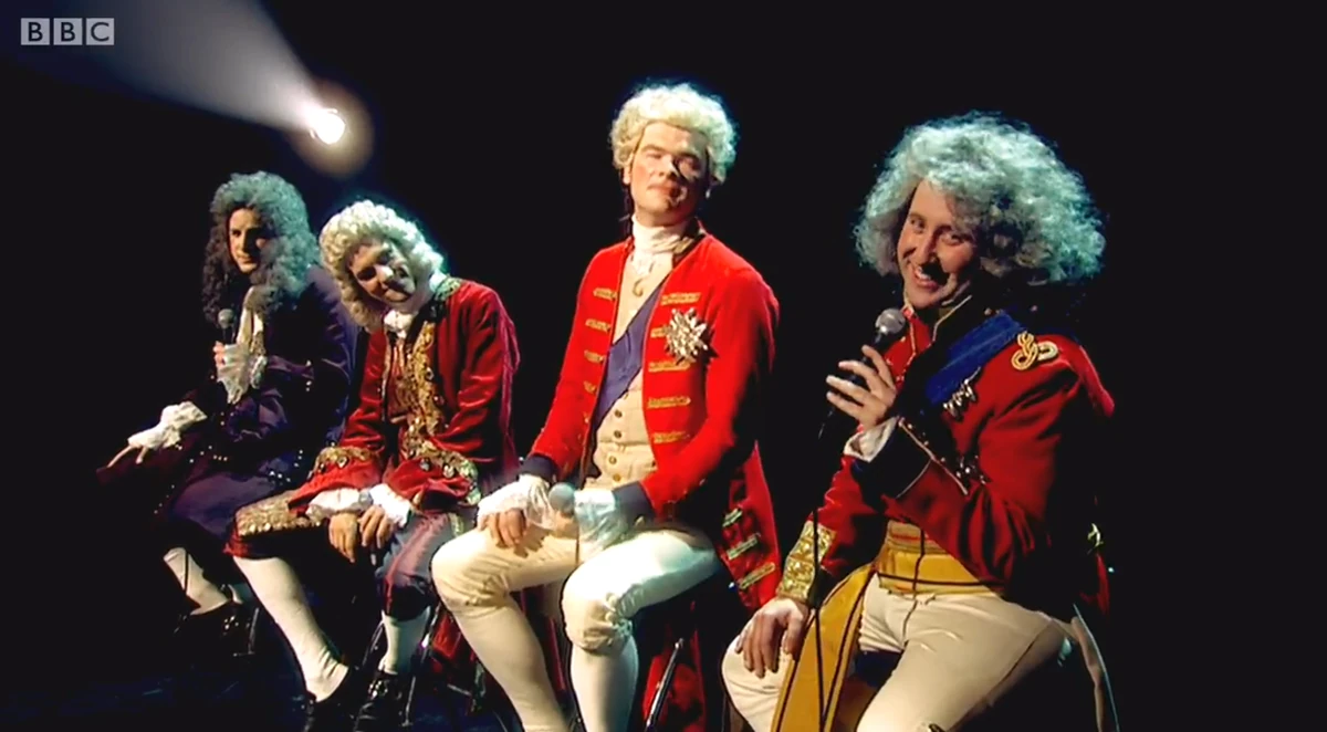 The 4 Georges: Born 2 Rule | Horrible Histories Wiki | Fandom