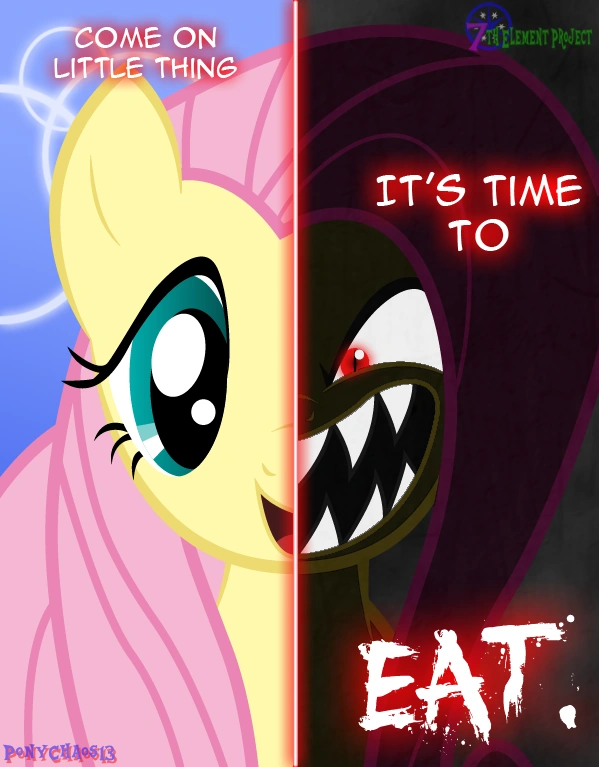 Fluttershy rage | Horror people Wiki | Fandom