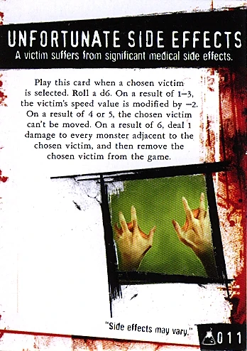 Unfortunate Side Effects | HorrorClix Wiki | Fandom