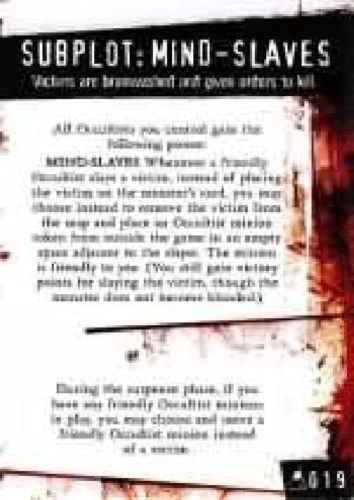 Subplot: Mind-Slaves | HorrorClix Wiki | Fandom