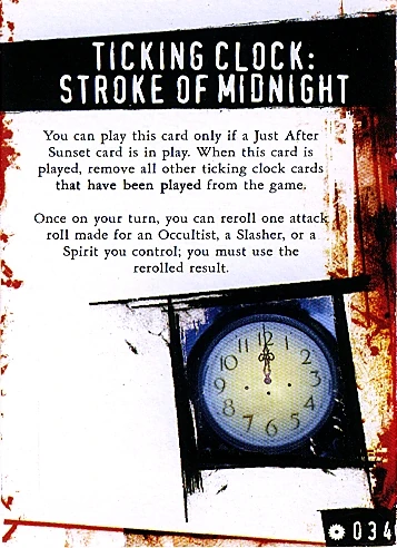 Ticking Clock: Stroke Of Midnight (HrC034) | HorrorClix Wiki | Fandom