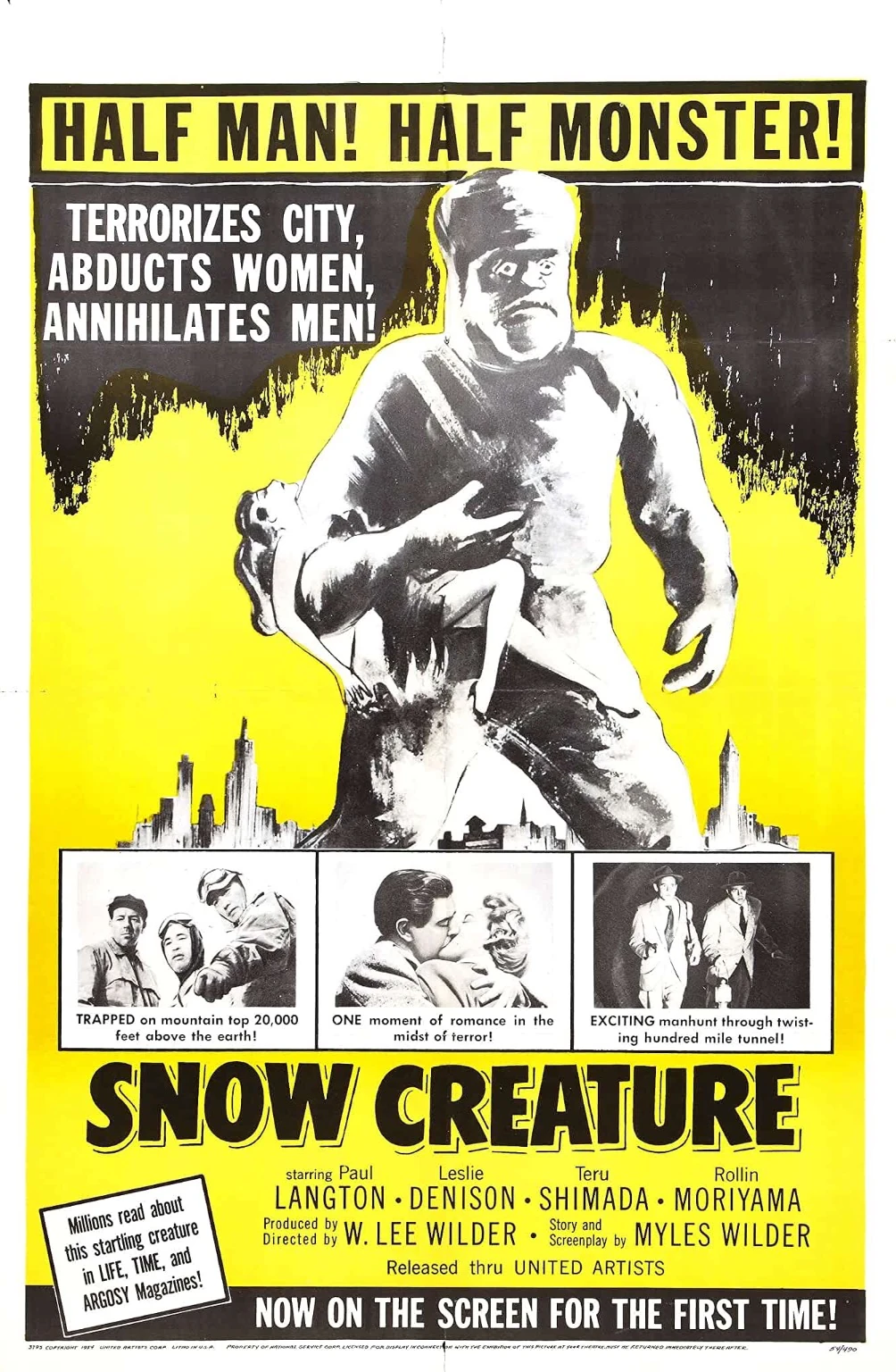 Snow Creature (1954) | Horror Film Wiki | Fandom