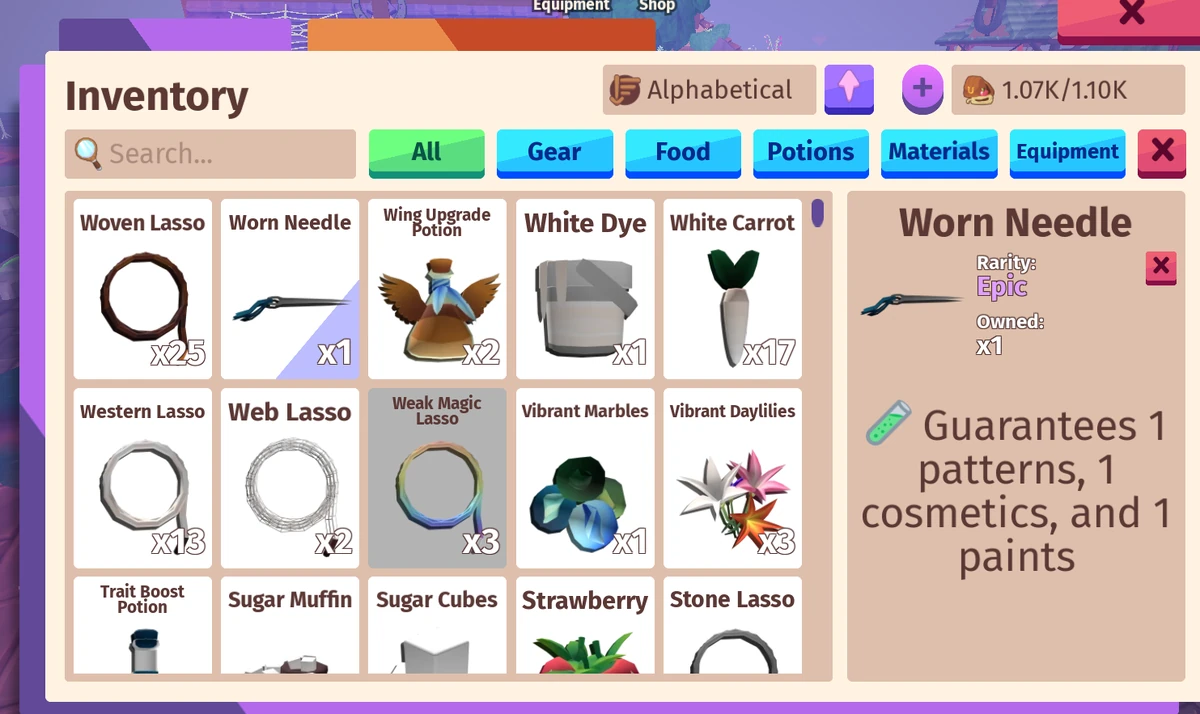 Inventory | Horse Life Wiki | Fandom