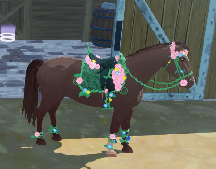 Verdant Bloom Tack Set | Horse Tales: Emerald Valley Ranch Wiki | Fandom