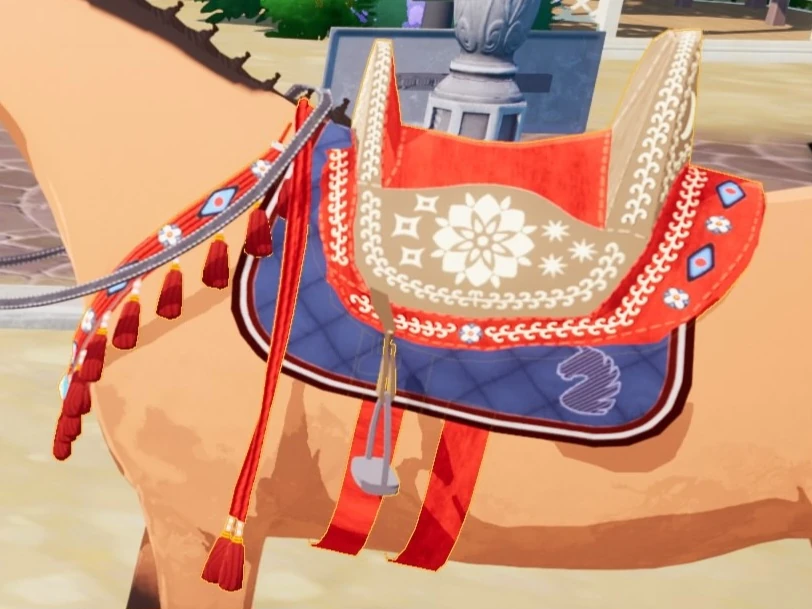 Desert Fire Saddle | Horse Tales: Emerald Valley Ranch Wiki | Fandom