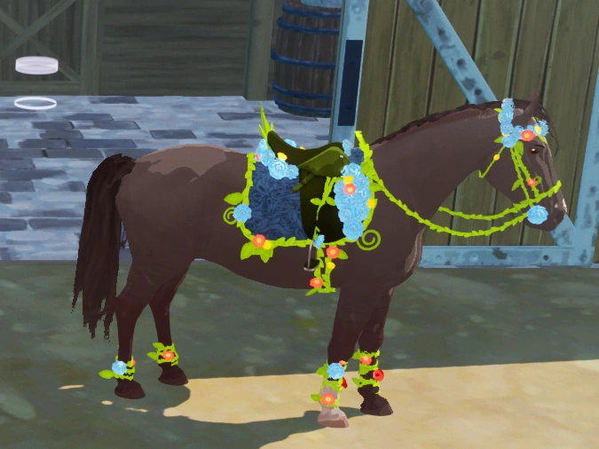 Floral Tack Set | Horse Tales: Emerald Valley Ranch Wiki | Fandom