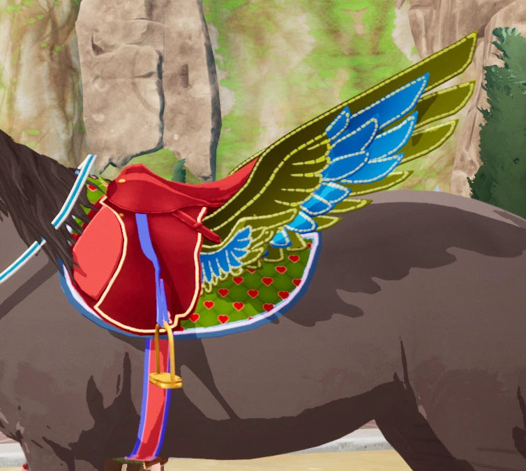 Parrot Saddle | Horse Tales: Emerald Valley Ranch Wiki | Fandom
