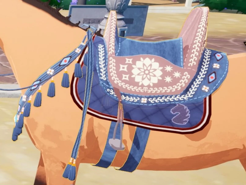 Azure Expanse Saddle | Horse Tales: Emerald Valley Ranch Wiki | Fandom