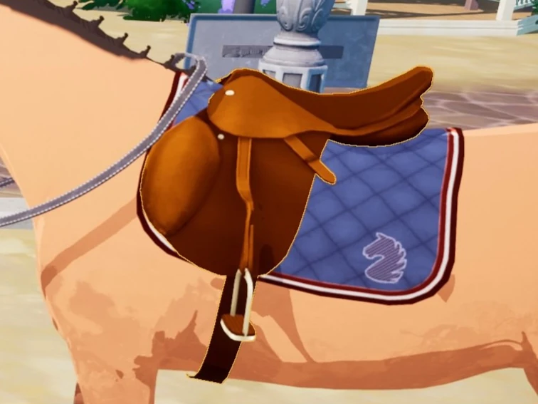 Brown Leather Saddle | Horse Tales: Emerald Valley Ranch Wiki | Fandom