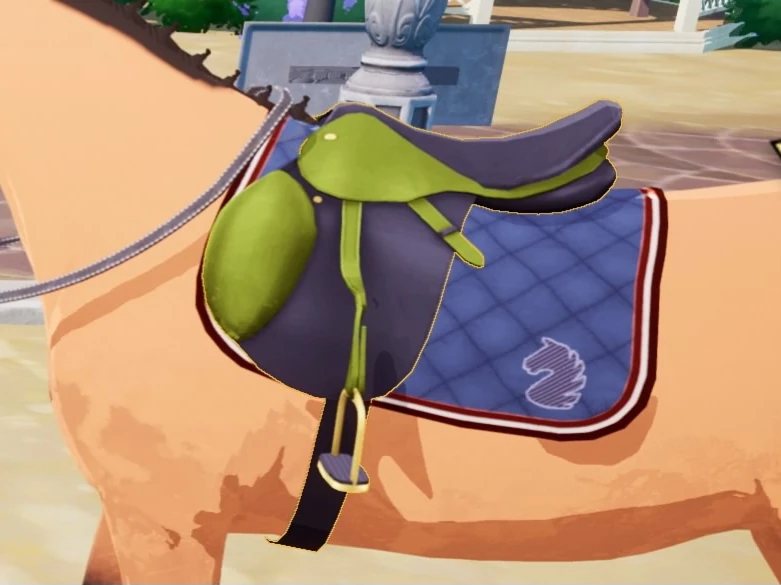 Colourful Saddle | Horse Tales: Emerald Valley Ranch Wiki | Fandom