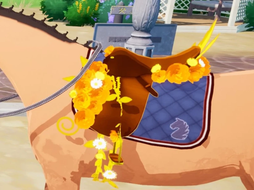 Autumnal Splendor Saddle | Horse Tales: Emerald Valley Ranch Wiki | Fandom