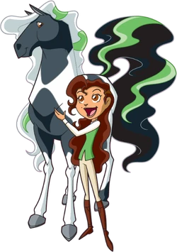 horseland coloring pages of button