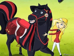 scarlet horseland coloring pages