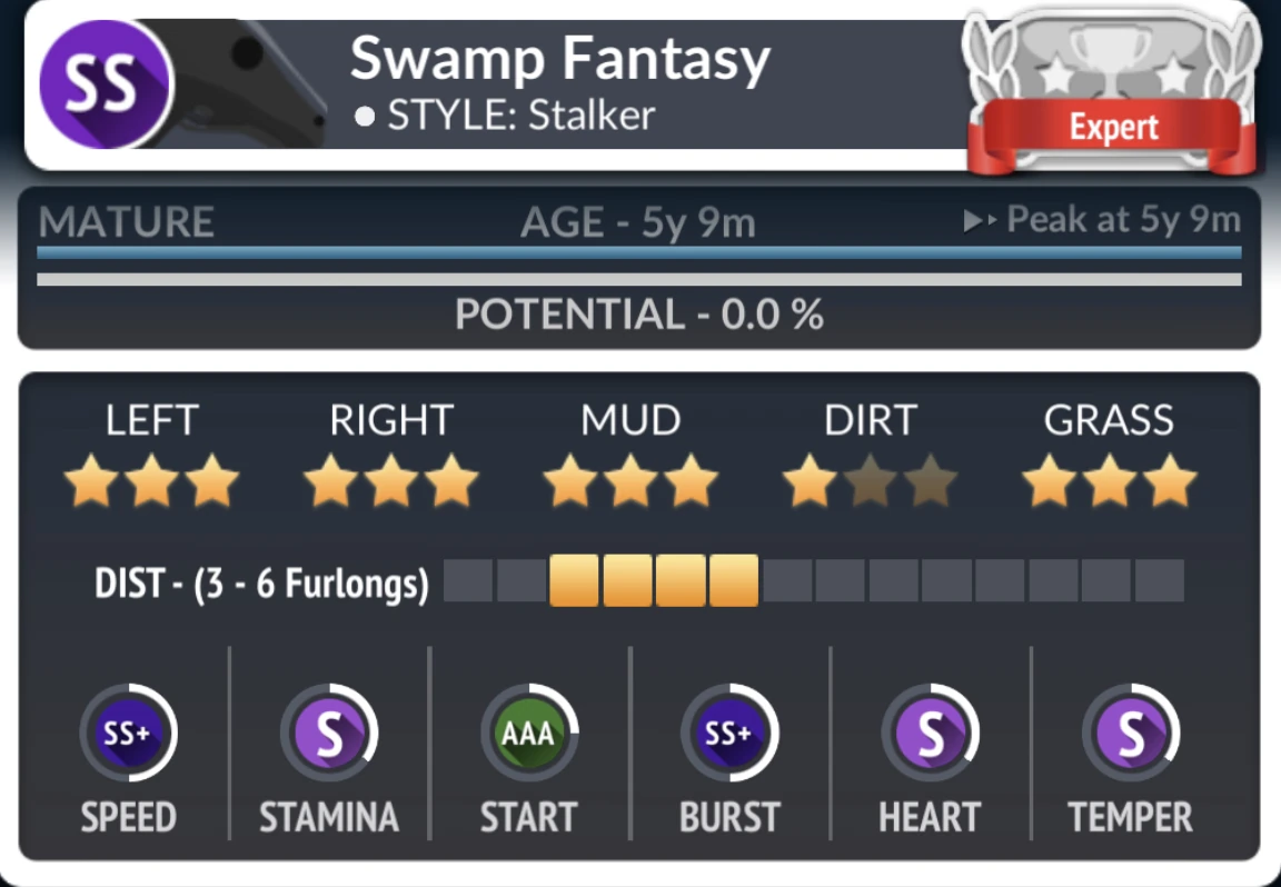 Swamp Fantasy | HorseRacingManager Wiki | Fandom