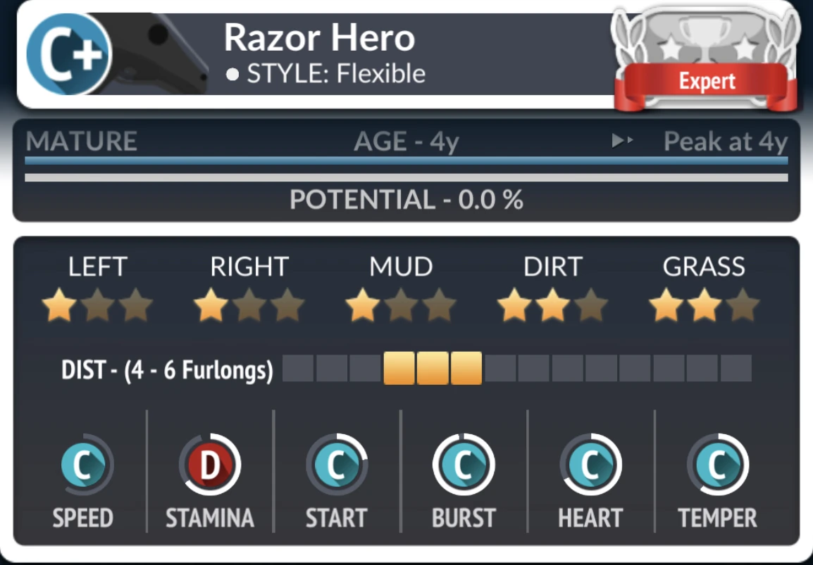 Razor Hero | HorseRacingManager Wiki | Fandom
