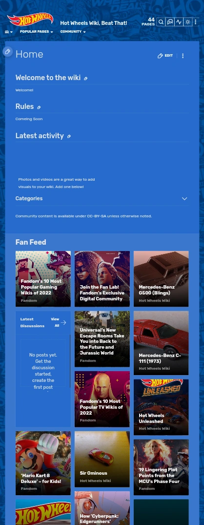 User blog:Some AT-AT/Just a mockup I made on what a more modern wiki ...
