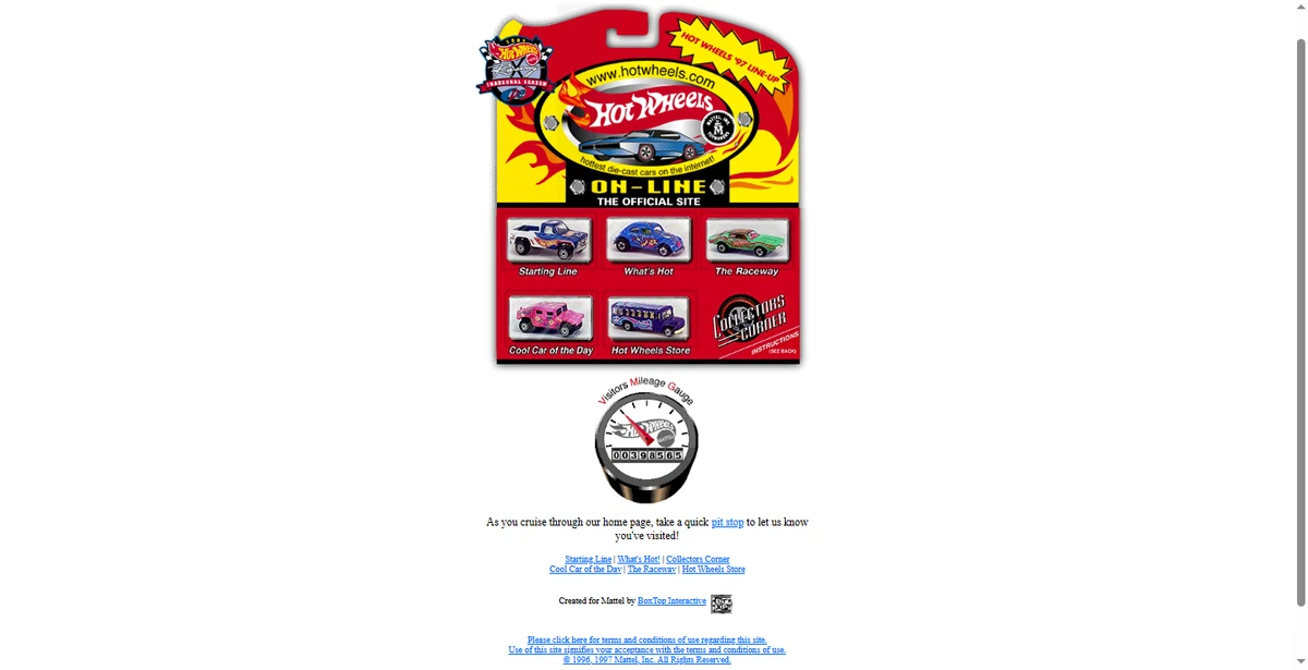 Hotwheels.com (1997) | Hot Wheels Wiki | Fandom