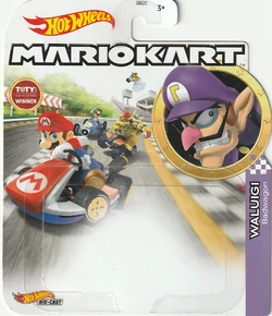 Hot Wheels Mario Kart Waluigi Badwagon 1:64 Scale Mario Cart
