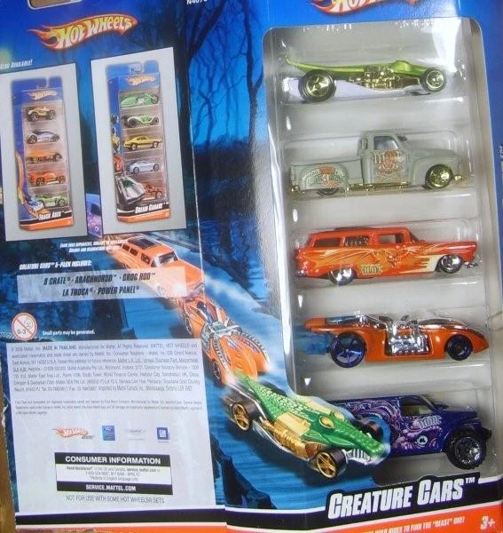 Creature Cars 5-Pack (2009) | Hot Wheels Wiki | Fandom