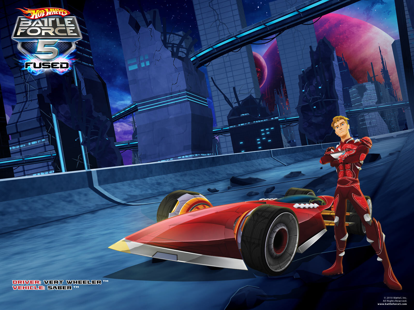 Hot Wheels Battle Force 5 Zoom