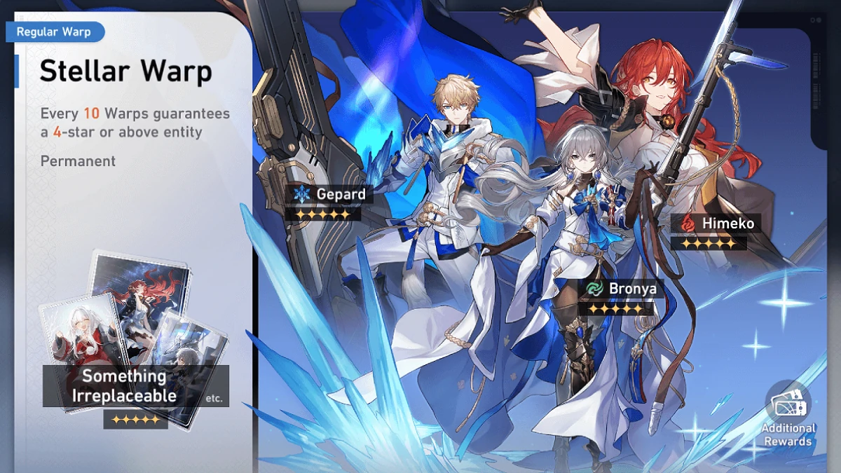 Warp List | Honkai: Star Rail Wiki | Fandom