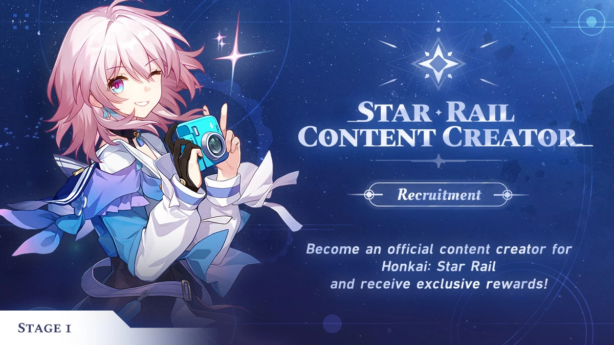 Star Rail ☆ Official Content Creator Recruitment | Honkai: Star Rail ...