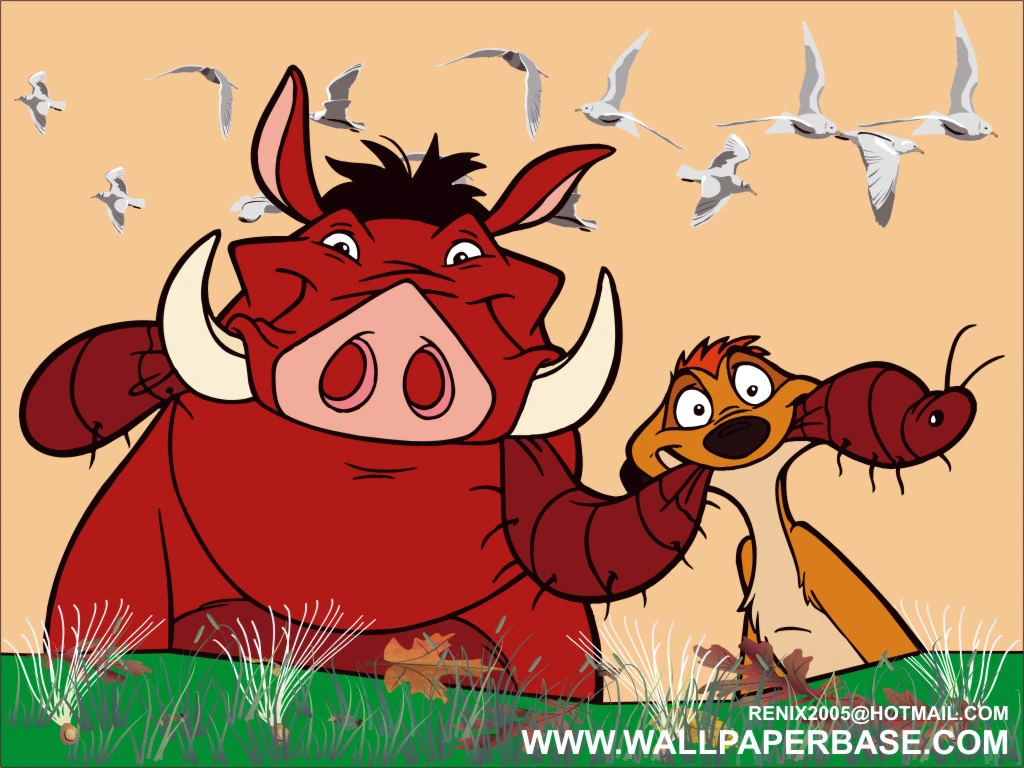 Timon & Pumbaa | House of Mouse Ultimate Wiki | Fandom