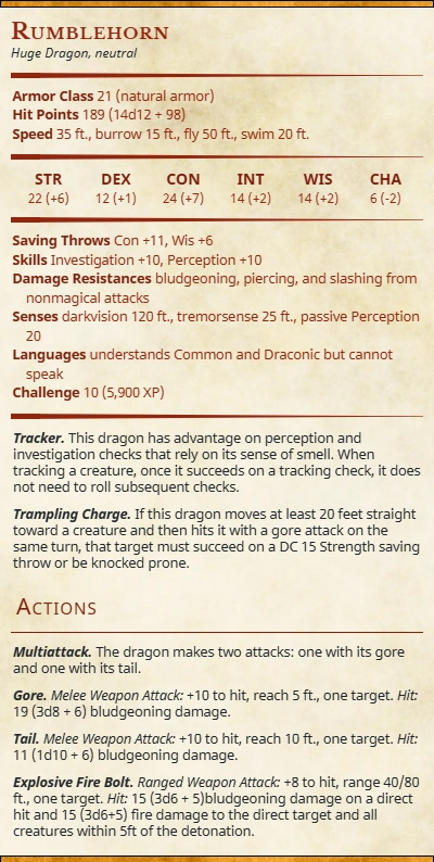 Rumblehorn | How to train your Dungeons and Dragons Wiki | Fandom
